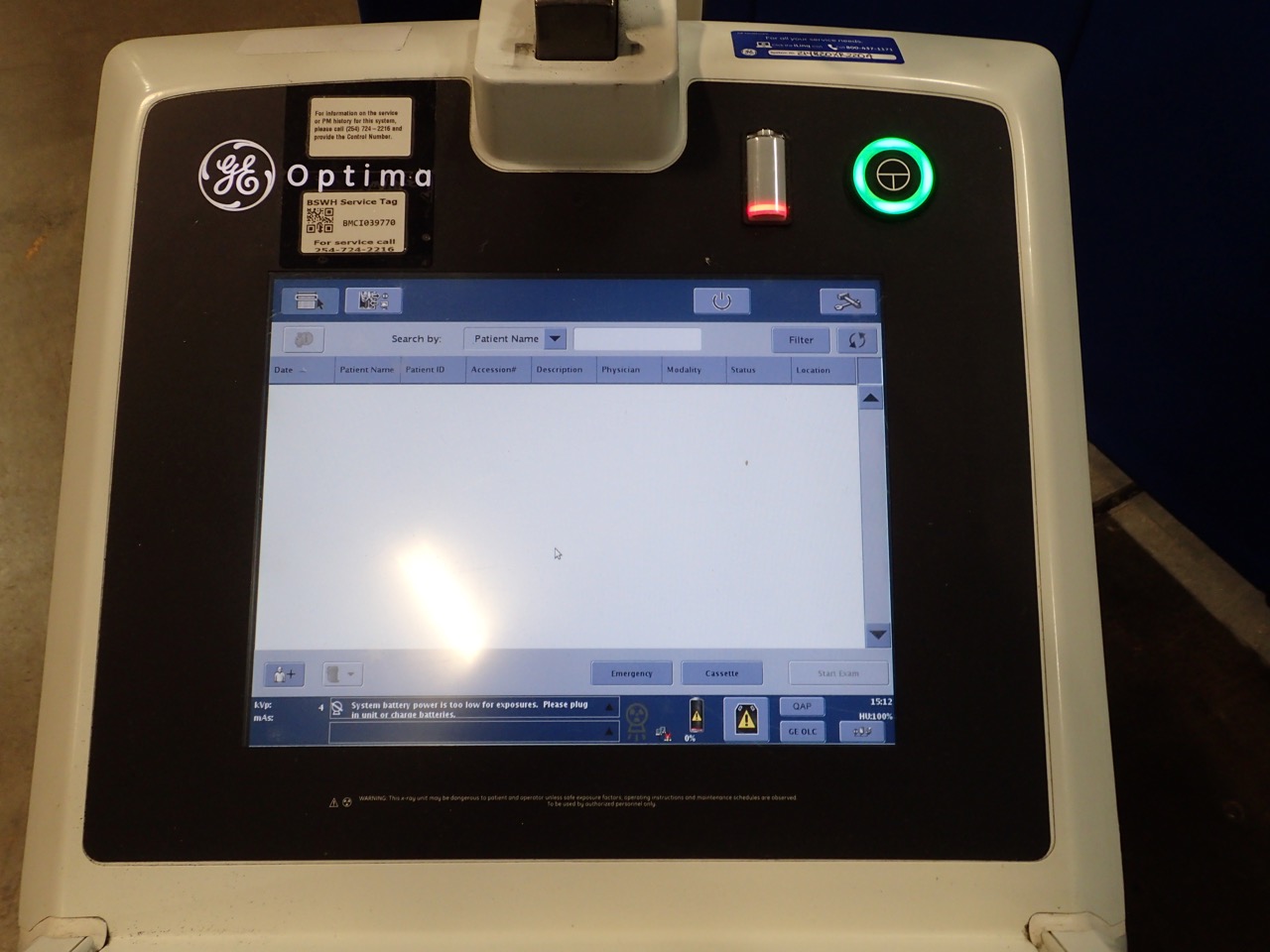 GE Optima XR220AMX Portable X-Ray System - Surplus Marketplace