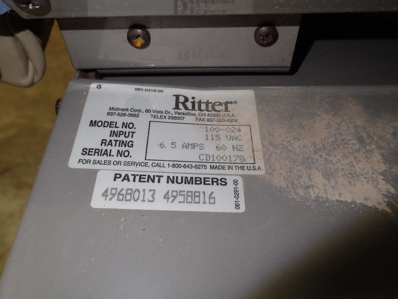 (3) Ritter 104 Exam Tables - Surplus Marketplace