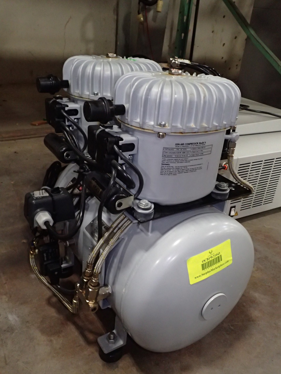 (1) Jun-Air 12-40 Compressor | Surplus Marketplace