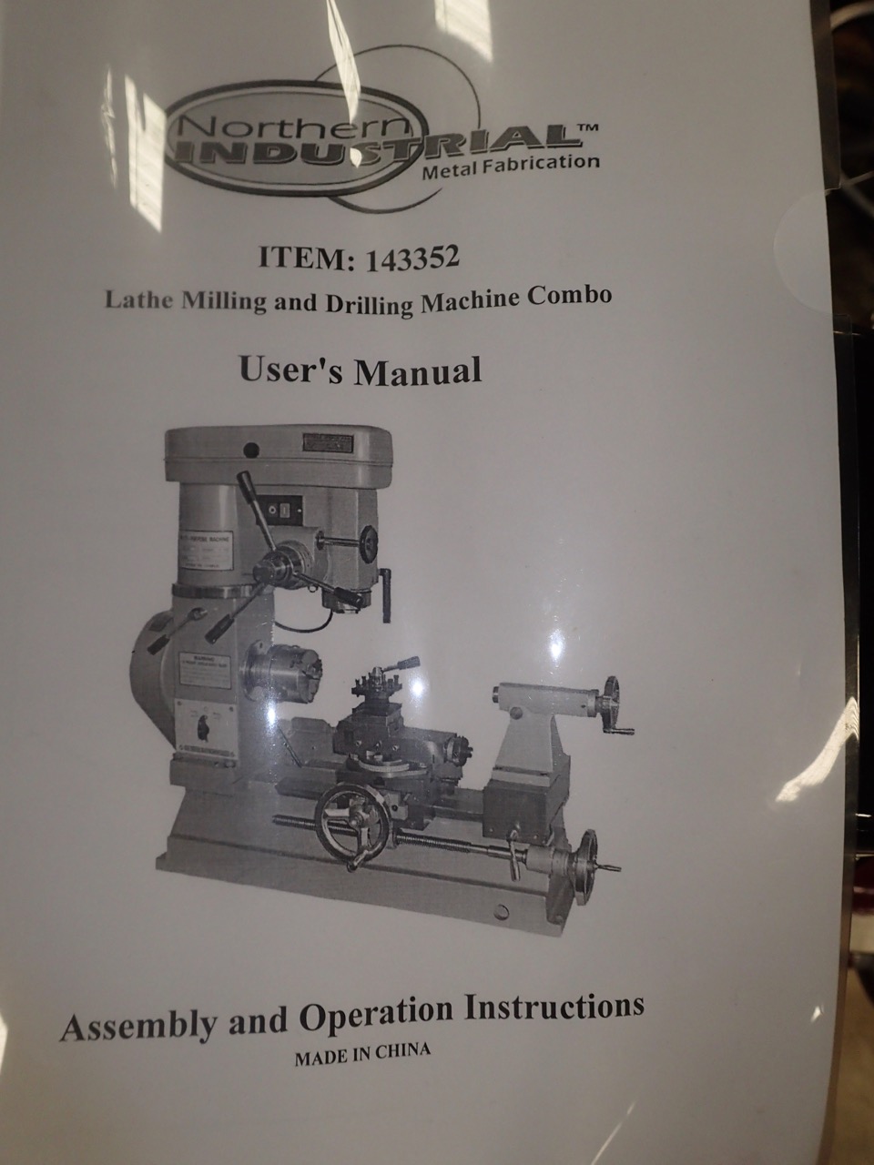 (1) Northern Industrial 143352 Multi-Purpose/Lathe Machine - Surplus ...