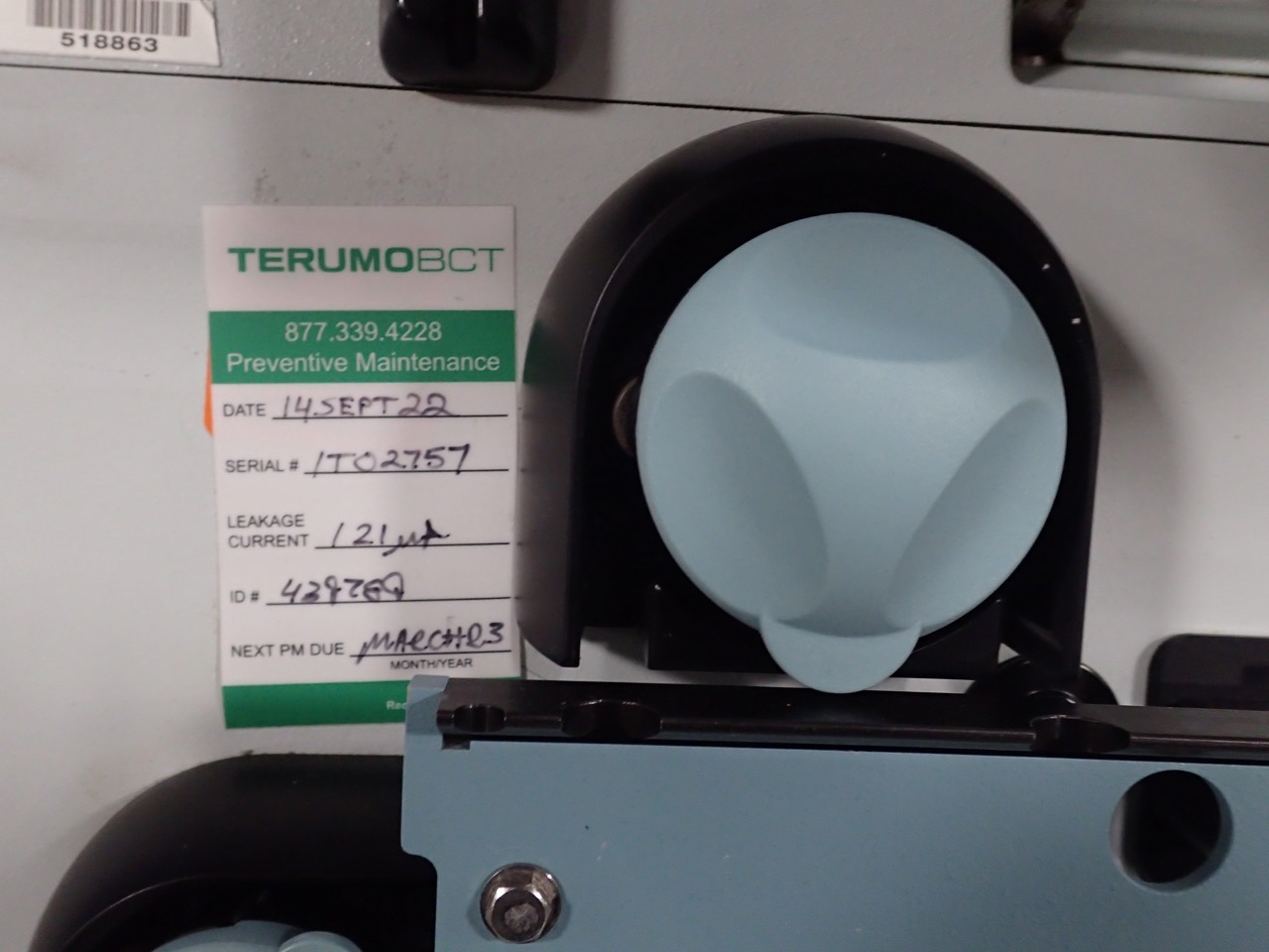 (1) Trima Accel Automated Blood Collection System - Surplus Marketplace