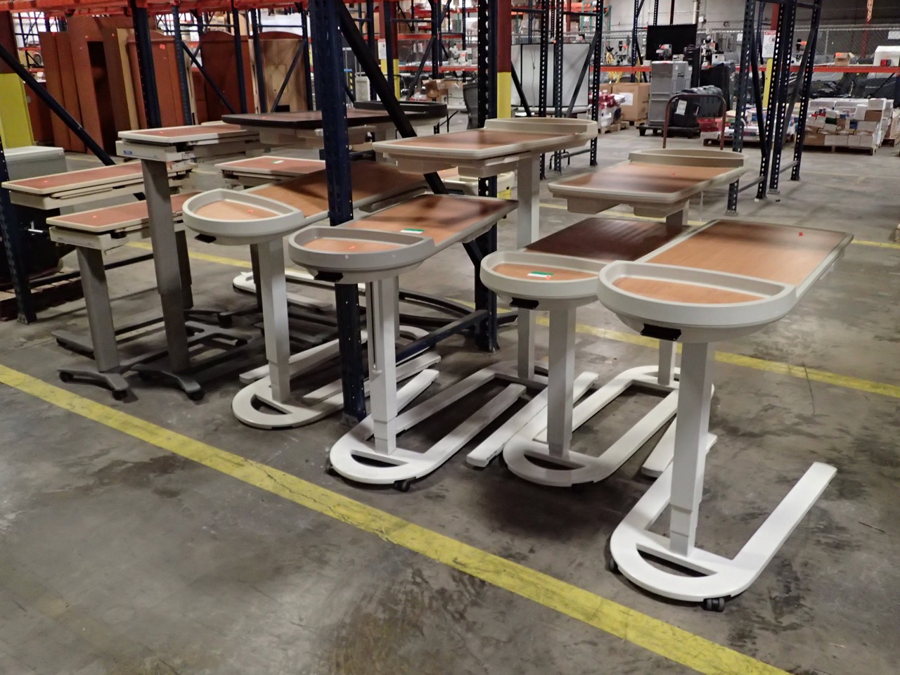(13) Assorted Over-Bed Tables | Surplus Marketplace