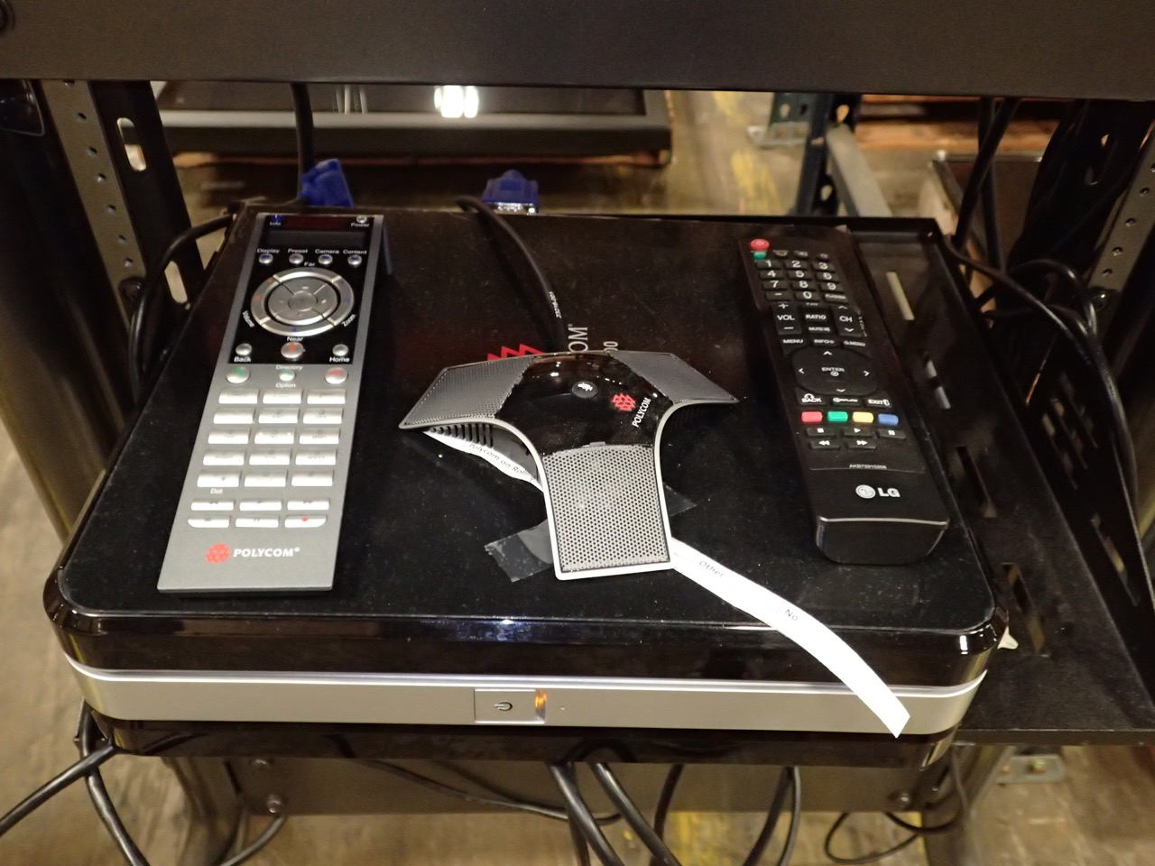 (1) Portable Polycom Teleconferencing System - Surplus Marketplace