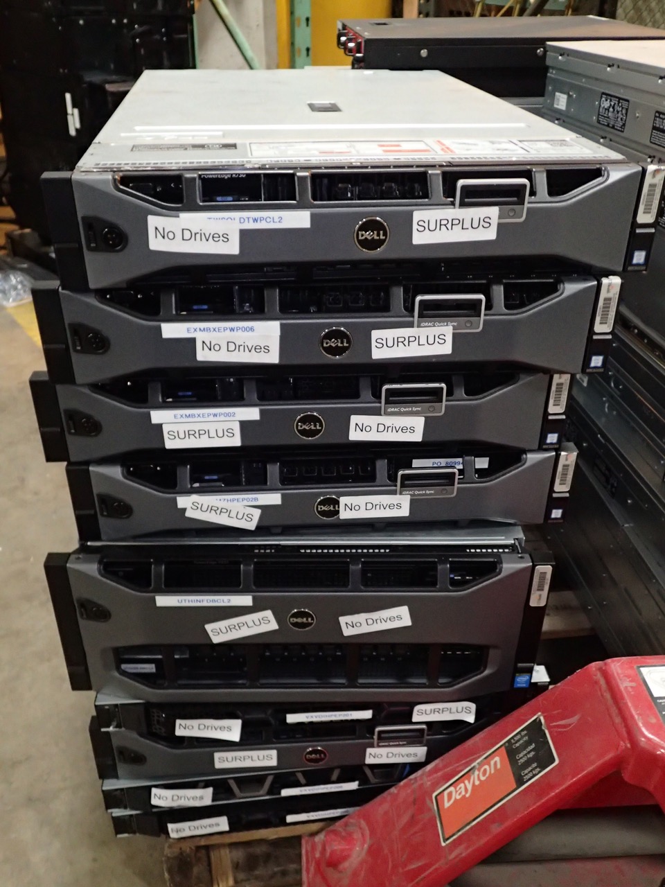 38 Assorted Server Rack Components - Surplus Marketplace