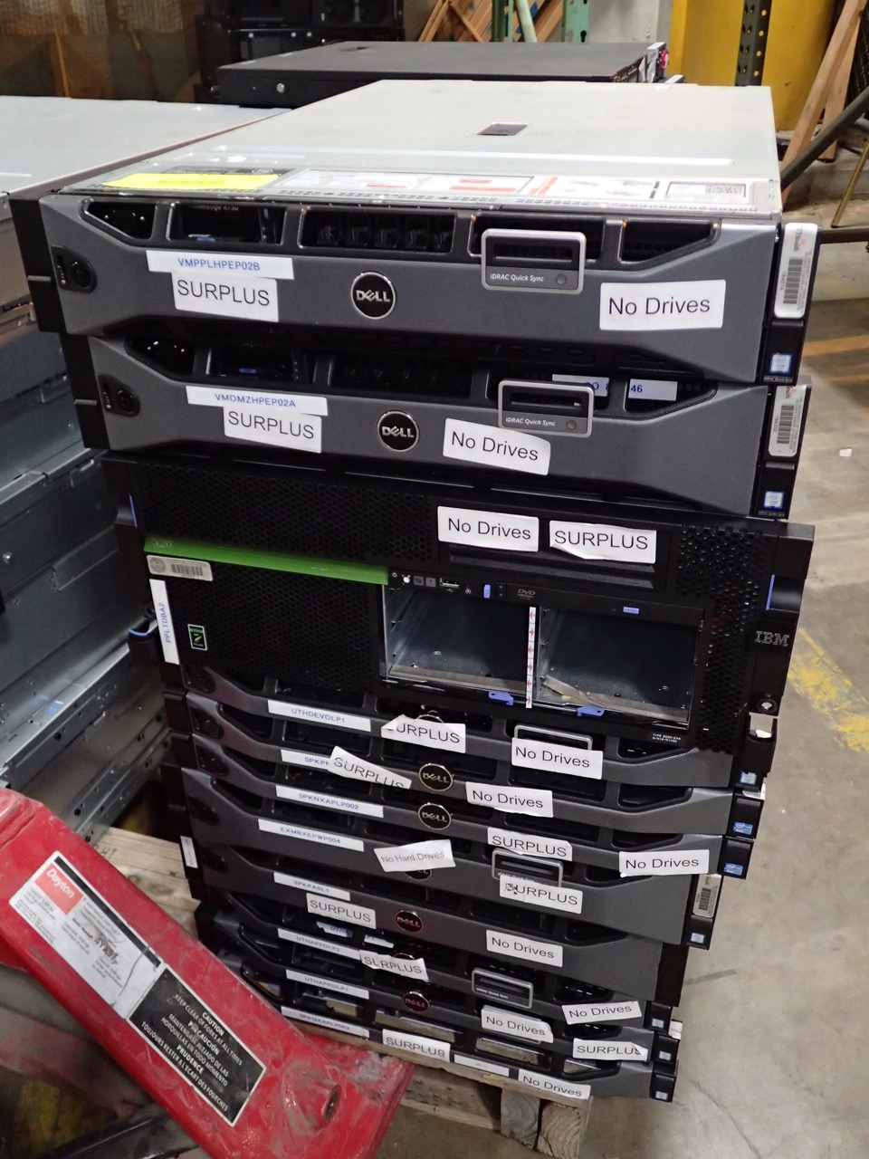 38 Assorted Server Rack Components - Surplus Marketplace