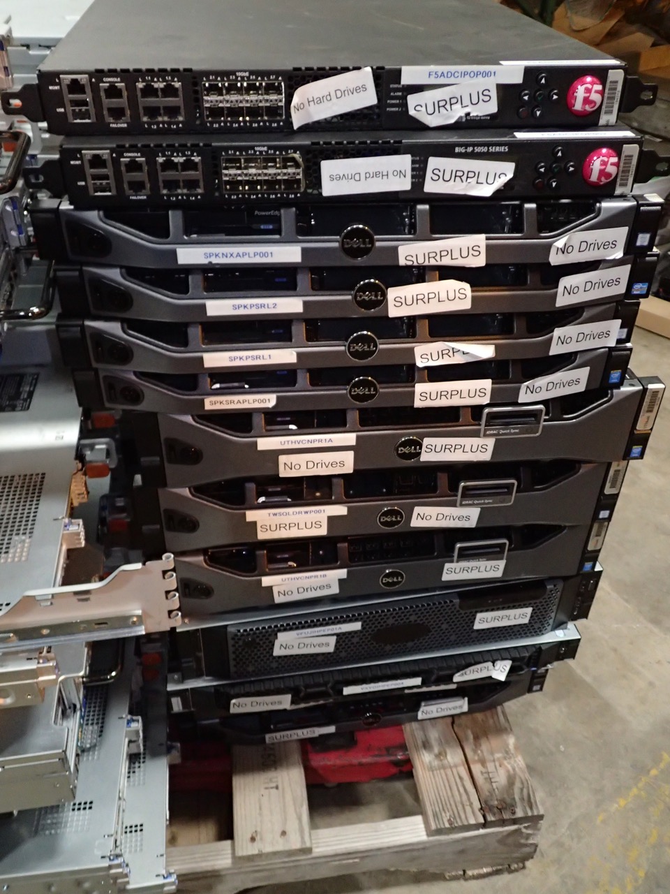 38 Assorted Server Rack Components - Surplus Marketplace
