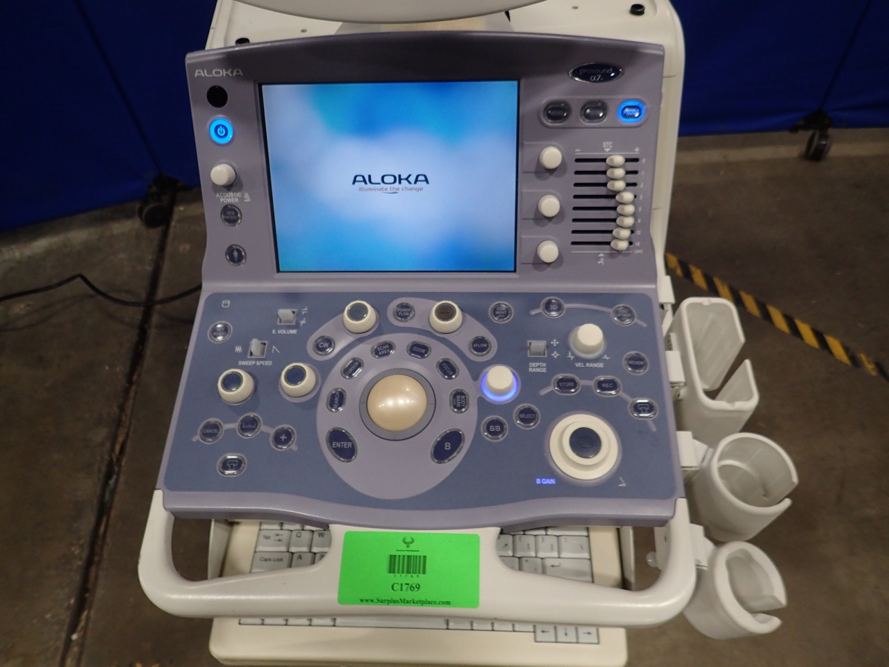 Hitachi Aloka Prosound Alpha 7 Ultrasound System - Surplus Marketplace