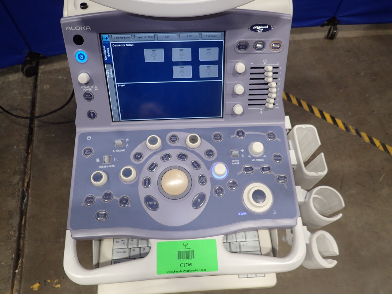 Hitachi Aloka Prosound Alpha 7 Ultrasound System - Surplus Marketplace