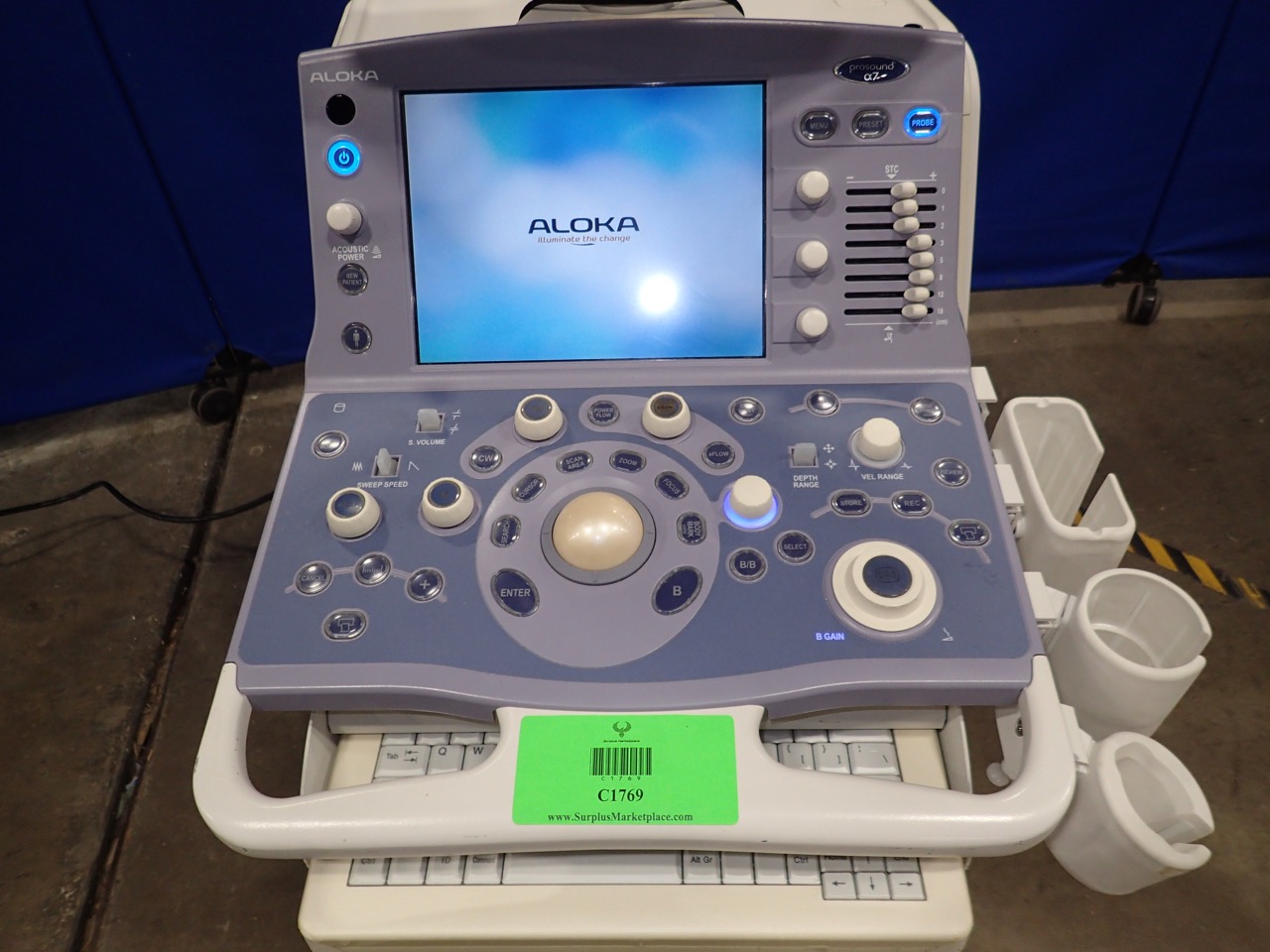 Hitachi Aloka Prosound Alpha 7 Ultrasound System - Surplus Marketplace