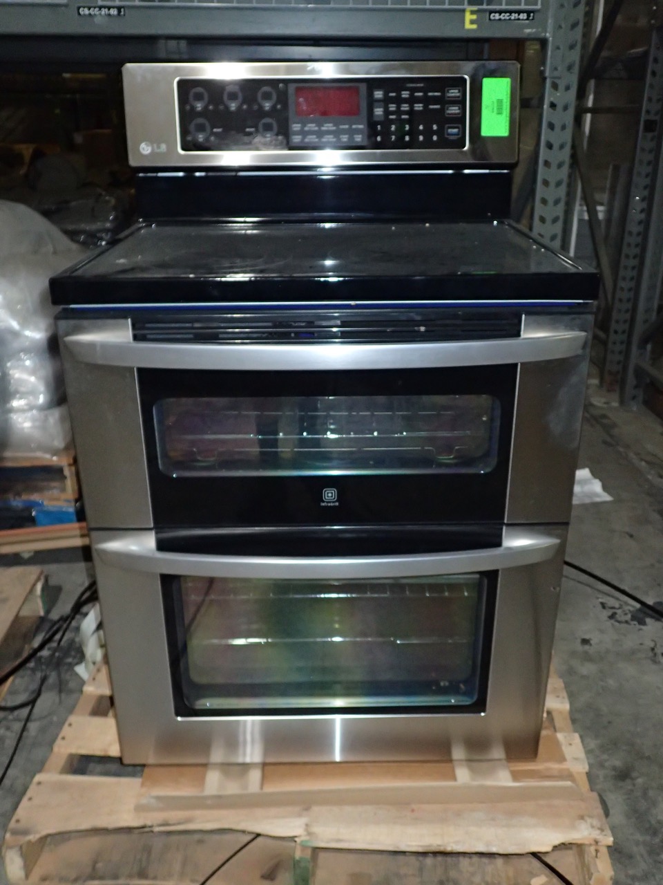 LG FD1544TS Electric Double Oven Range | Surplus Marketplace