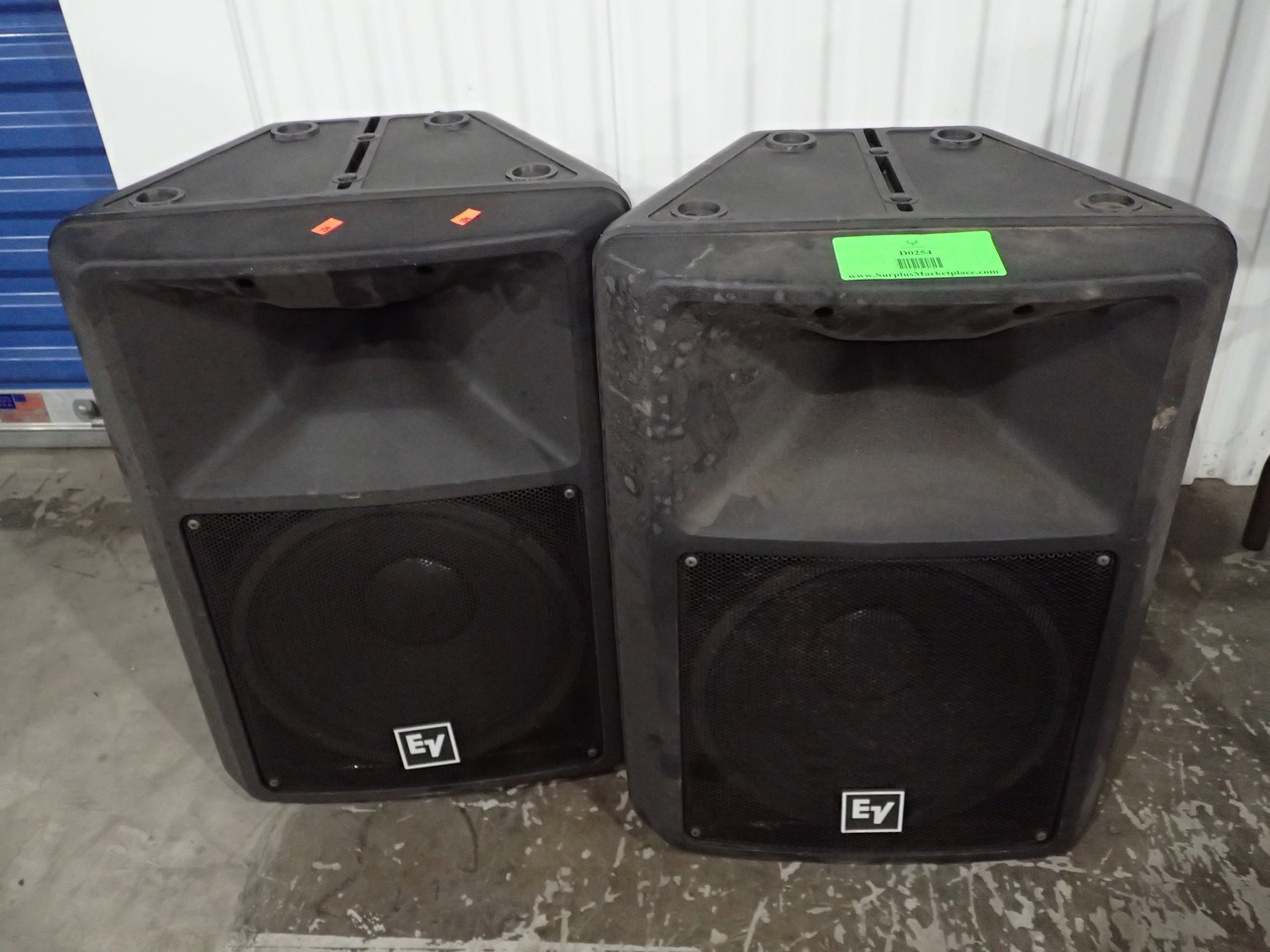 (2) EV SX 300A Amplified Speakers | Surplus Marketplace
