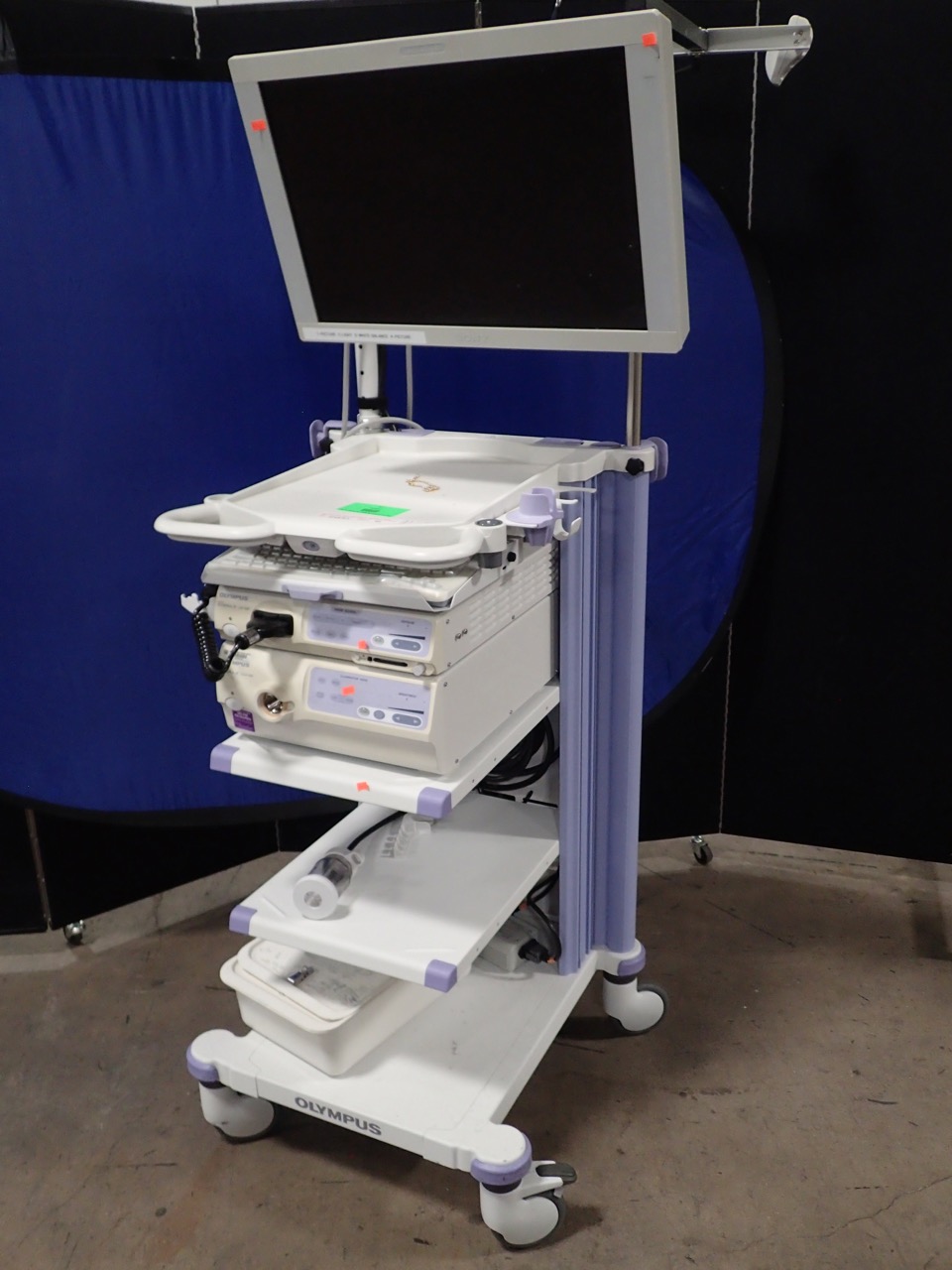 (1) Olympus Evis Exera II Endoscopy Tower | Surplus Marketplace
