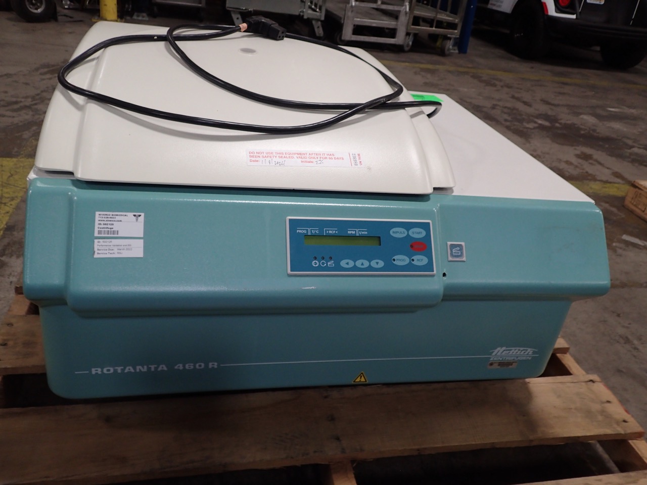 (1) Hettich Rotanta 460R Refrigerated Centrifuge | Surplus Marketplace