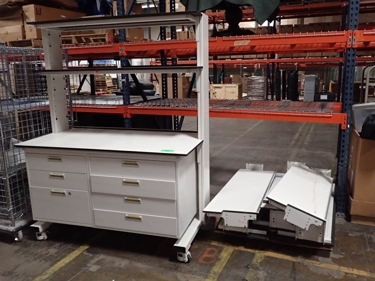 (1) Laboratory Grade, Chemical Resistant Workstation w/ (1) Pallet ...