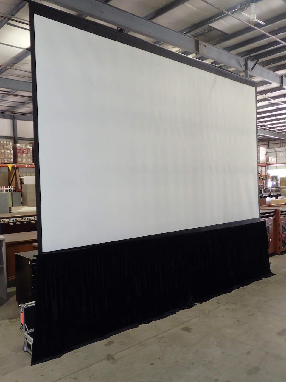 (1) Elite Screens QS180HD quickStand 5-Second Series 180” Portable Pull ...