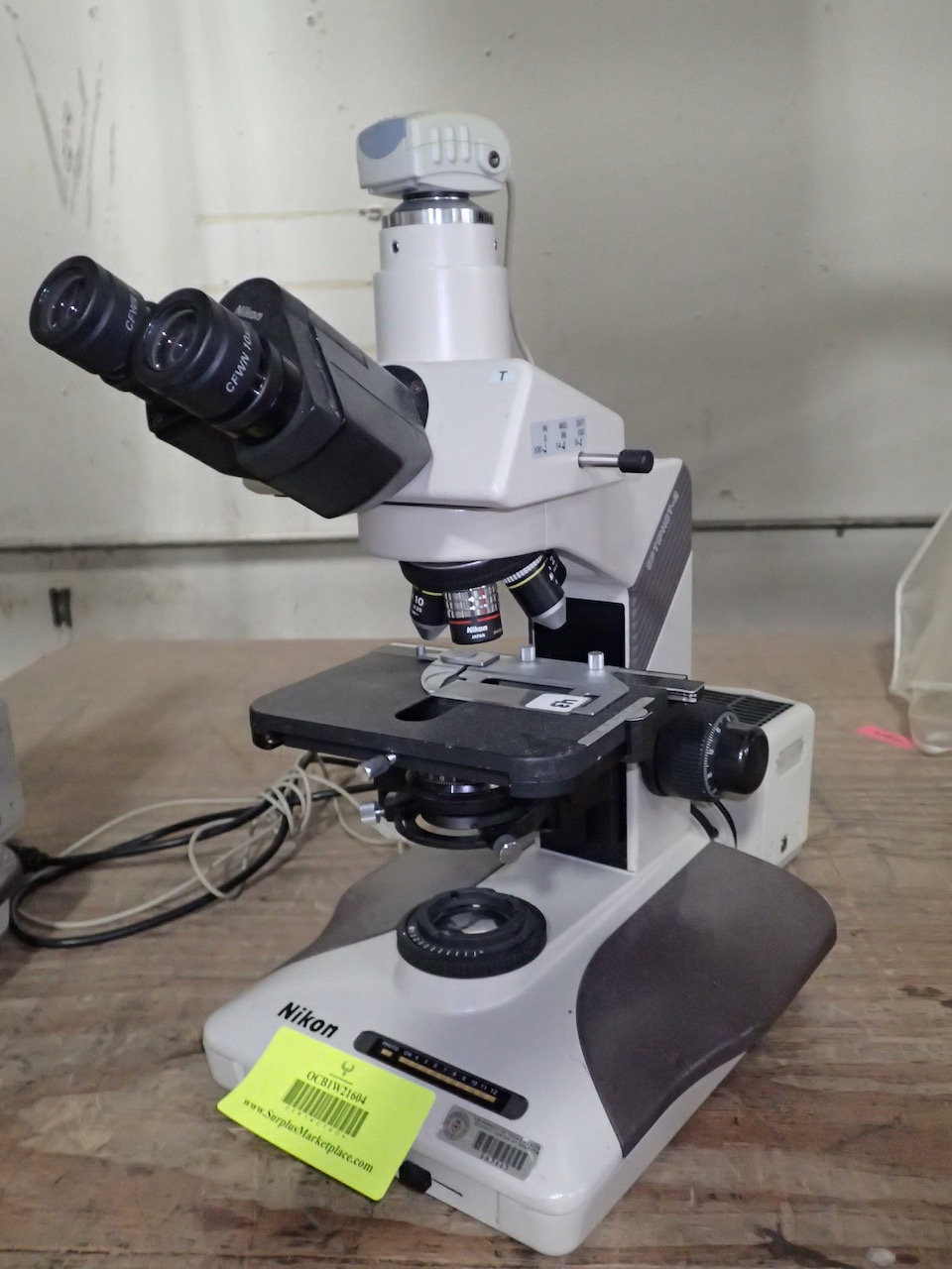 (1) Nikon Optiphot-2 Microscope With (5) Objectives | Surplus Marketplace