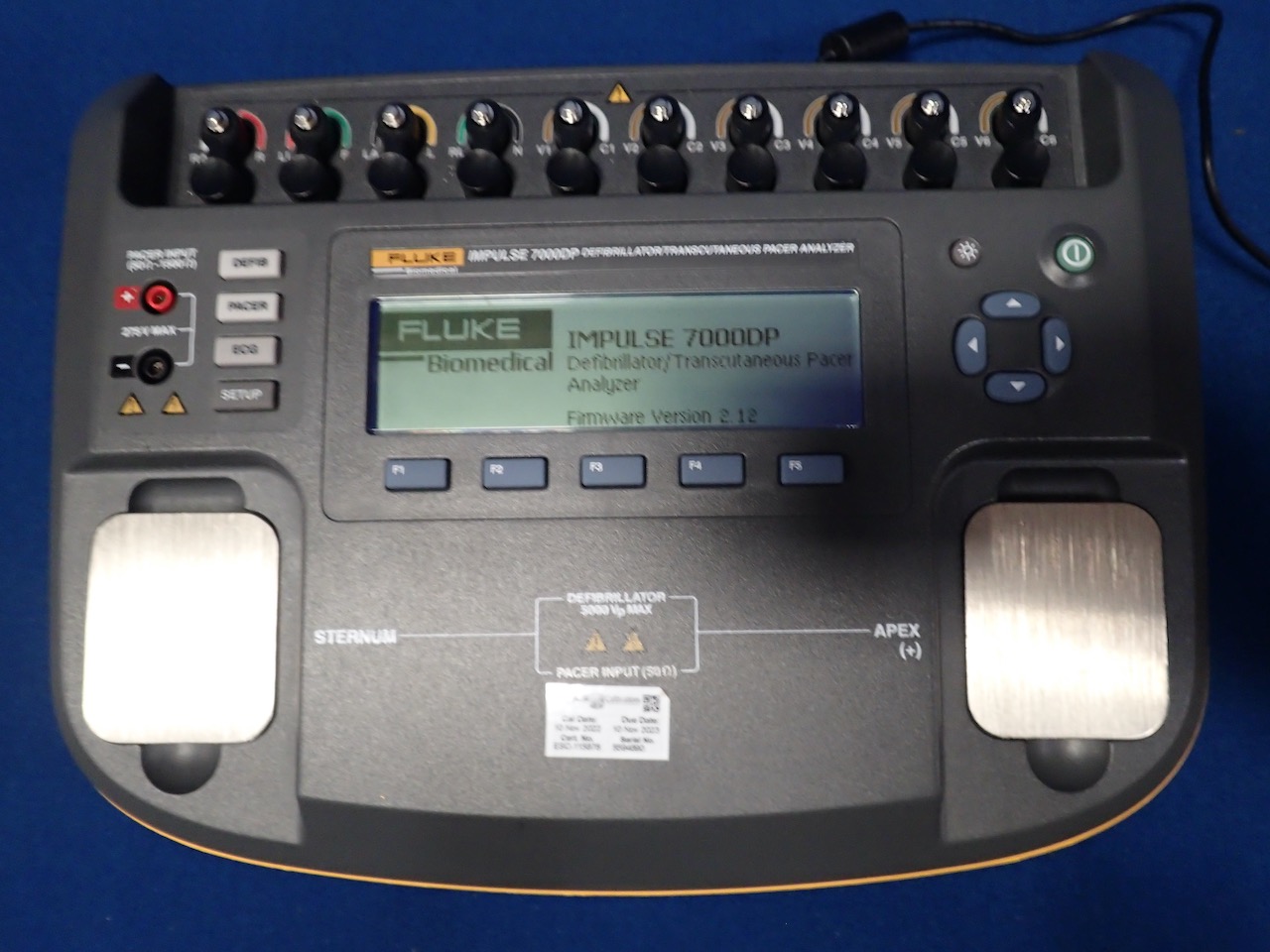 (1) Fluke Biomedical Impulse 7000DP Defibrillator/Transcutaneous Pacer ...