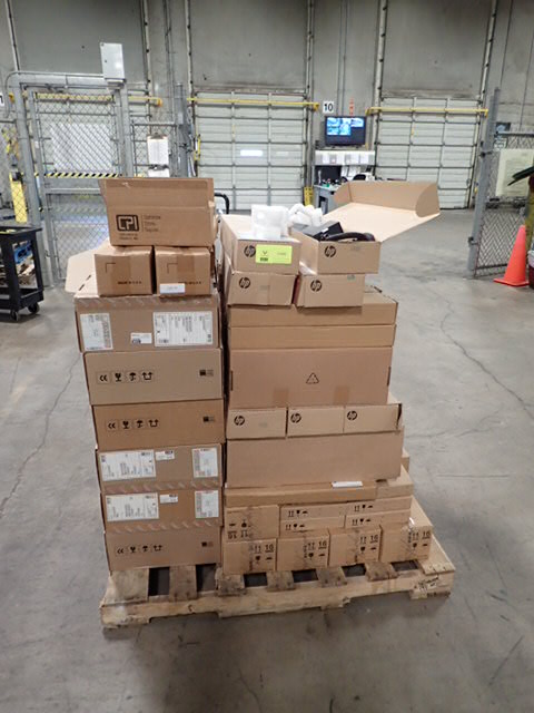 (1) Pallet Assorted Cisco And HP Parts And Components | Surplus Marketplace