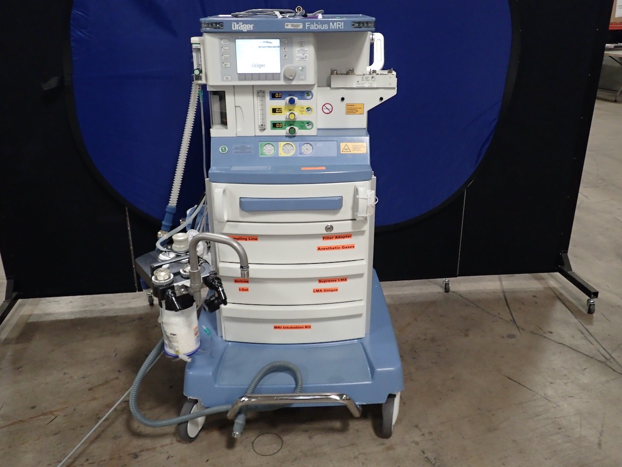 (1) Drager Fabius MRI Anesthesia Machine | Surplus Marketplace
