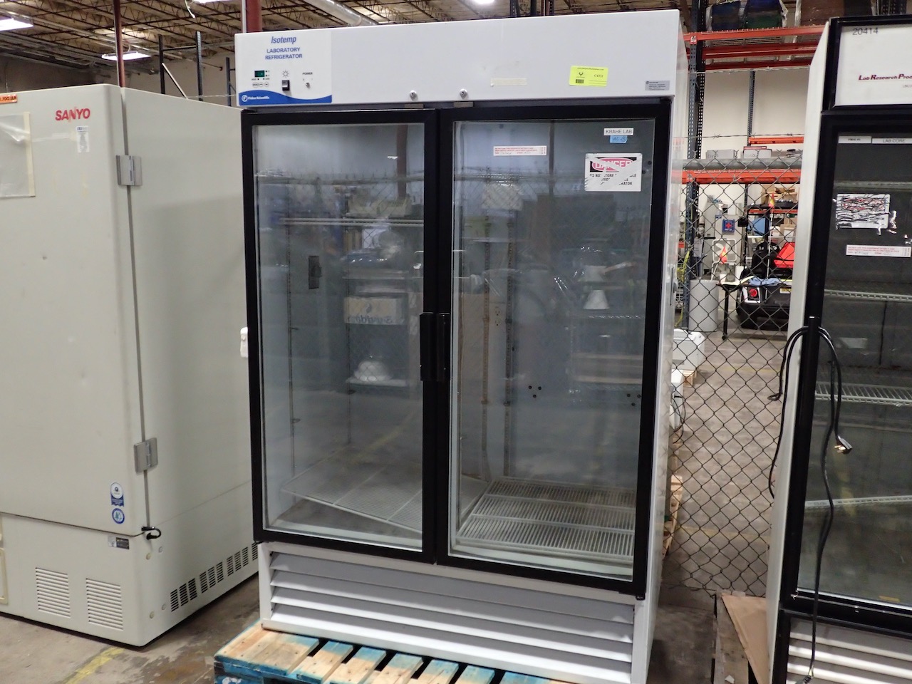 (1) Fisher Scientific Isotemp 2-Door Laboratory Refrigerator | Surplus ...