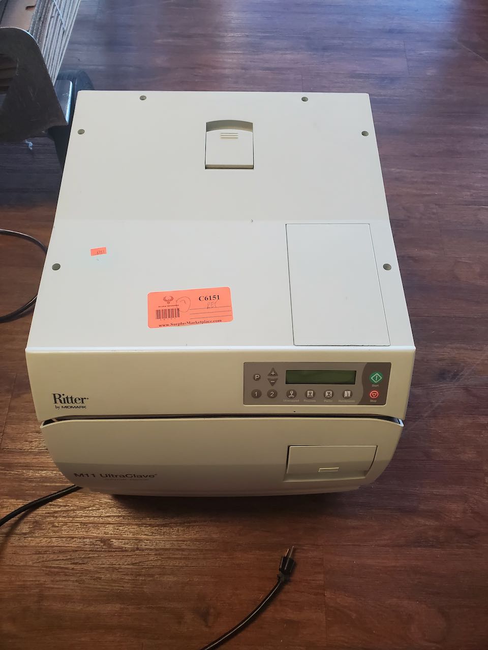 One (1) Midmark Ritter M11 UltraClave Automatic Sterilizer | Surplus ...