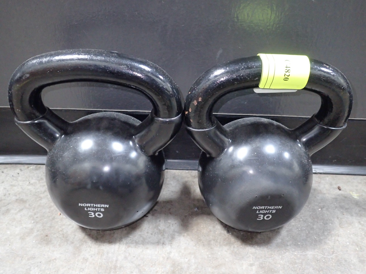 (2) Northern Lights 30# Kettlebells | Surplus Marketplace