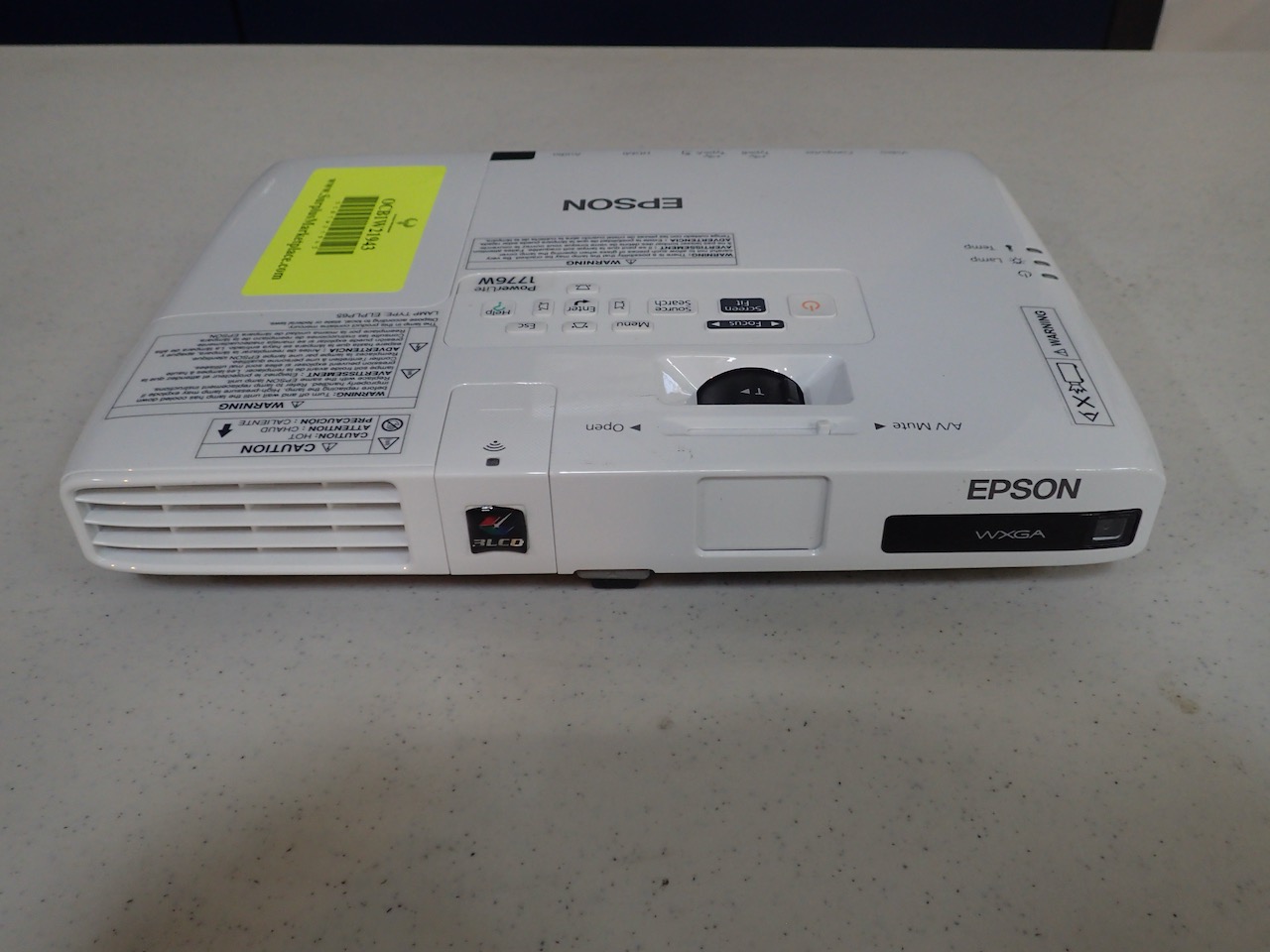 (1) Epson Powerlite 1776W Projector | Surplus Marketplace
