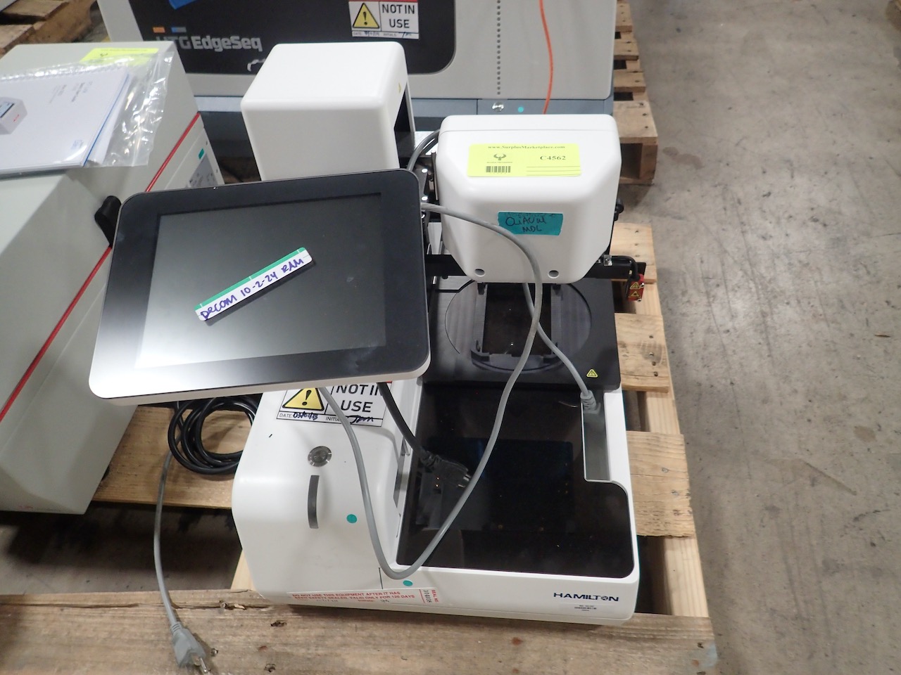 (1) Hamilton Lab Elite Automated Screw Cap Decapper | Surplus Marketplace