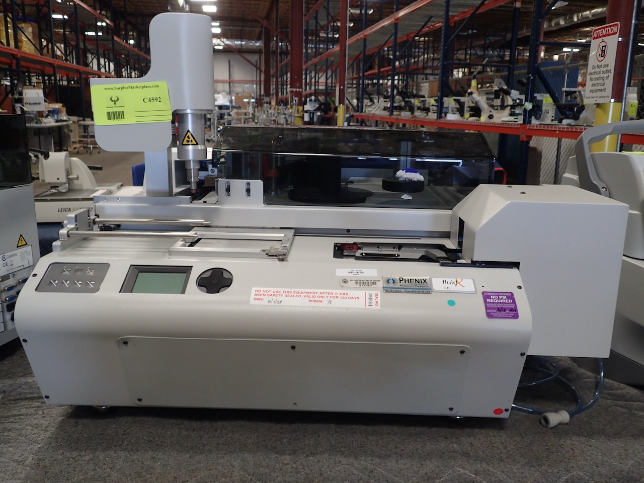 (1) Phenix Research Products Cedrex CMTL-96 MKIII Microtube Labeler ...