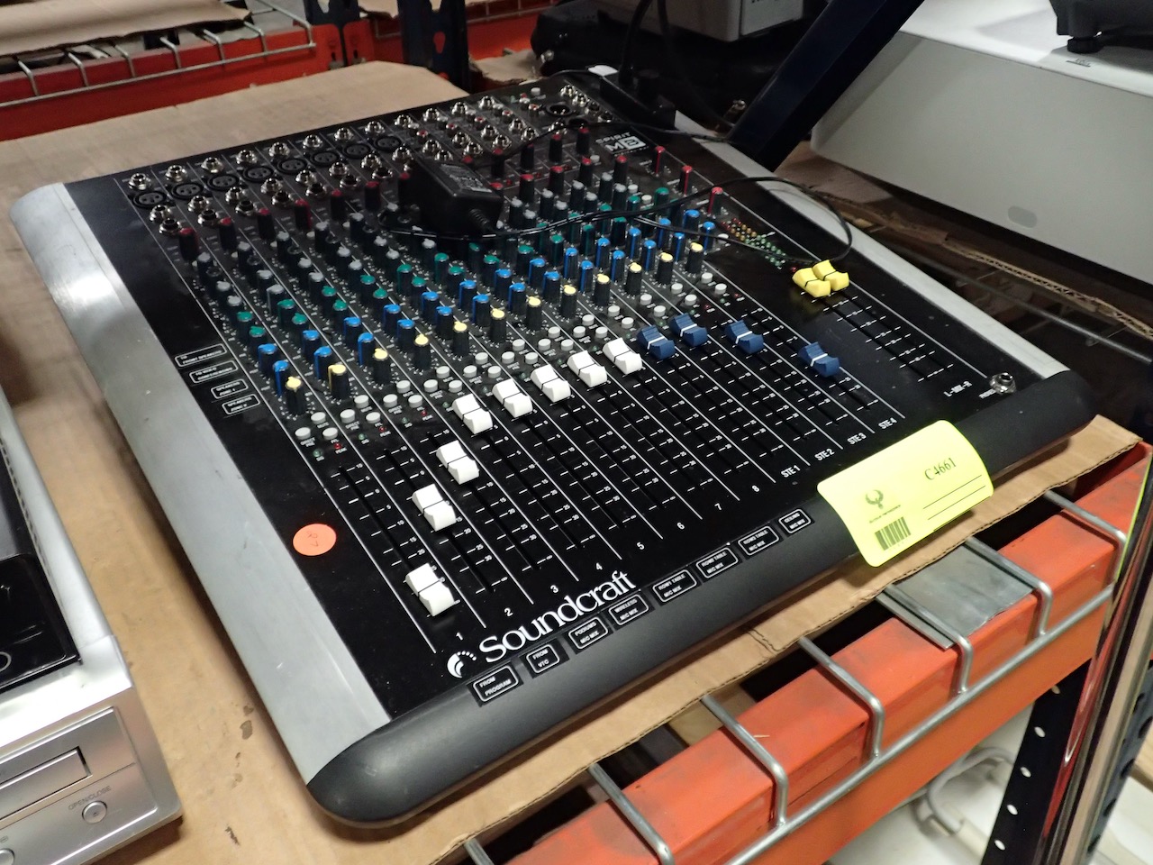 (1) Soundcraft Spirit M8 Mixing Board With Microphone Stand | Surplus ...
