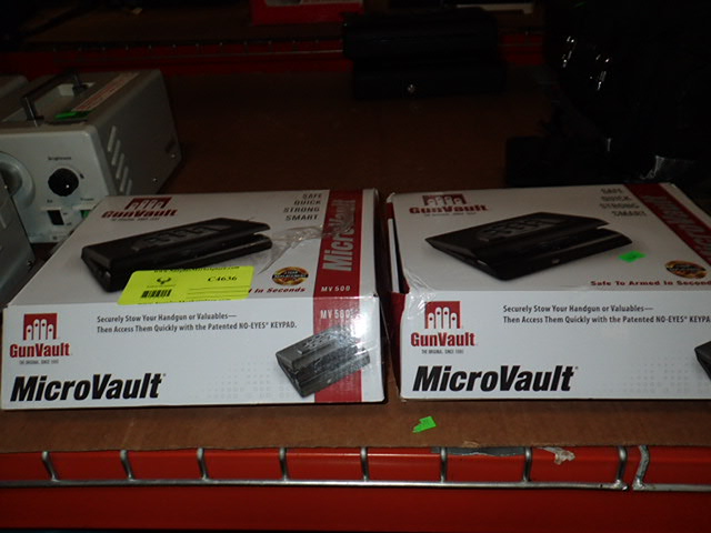 (2) Gunvault Microvaults With Keys | Surplus Marketplace