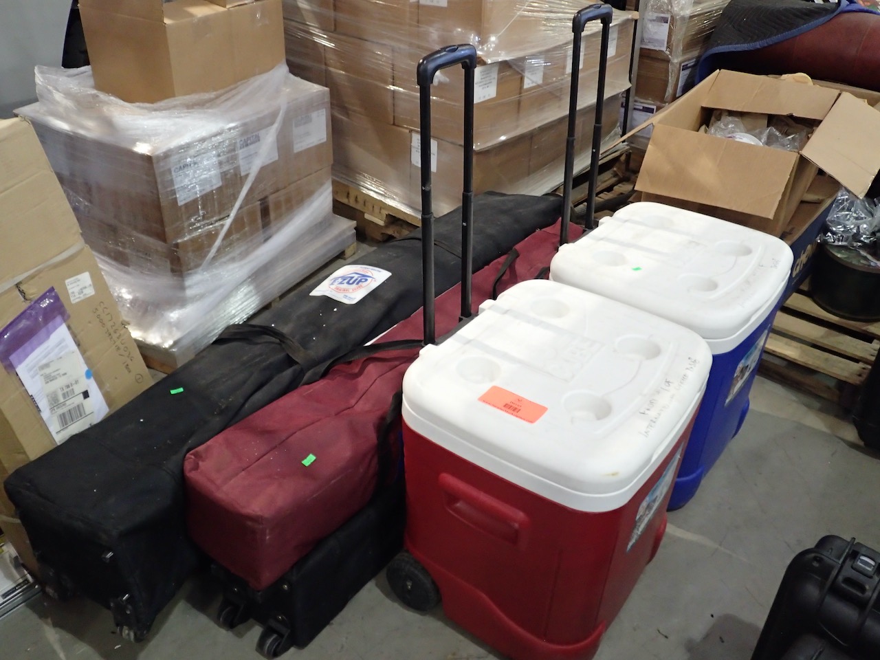 Assorted Canopies And Coolers | Surplus Marketplace