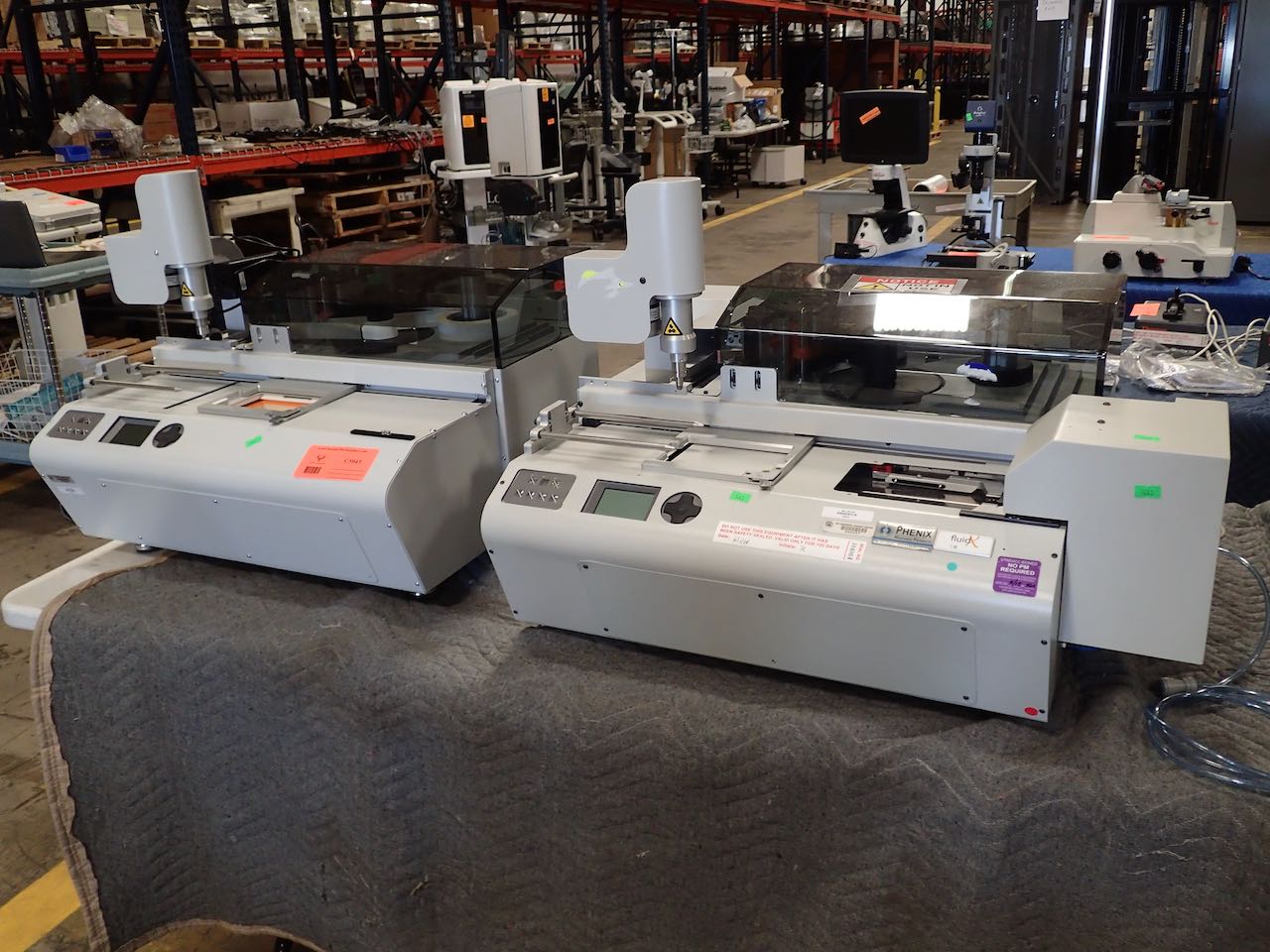 (2) Phenix Research Products Cedrex CMTL-96 MKIII Microtube Labelers ...