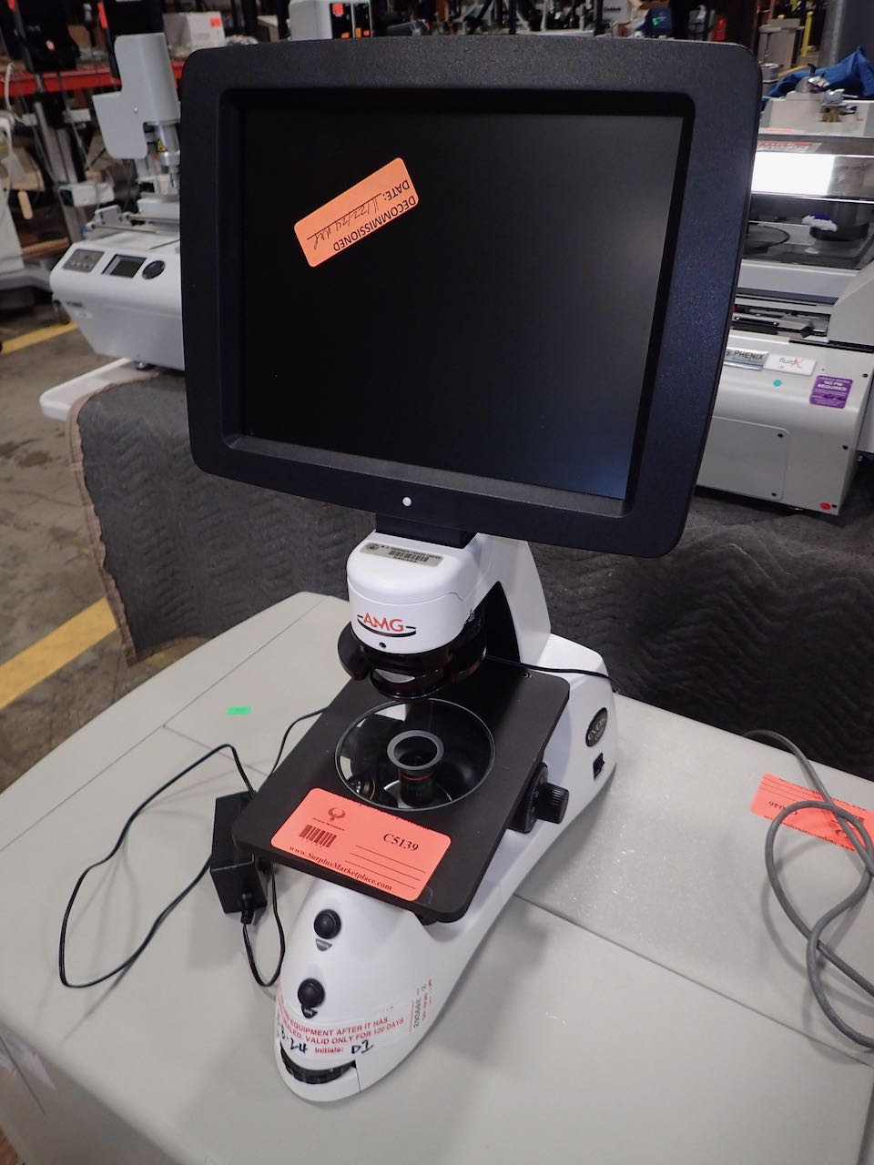 (1) AMG Evos XL Core Phase Contrast Digital Microscope With (3 ...