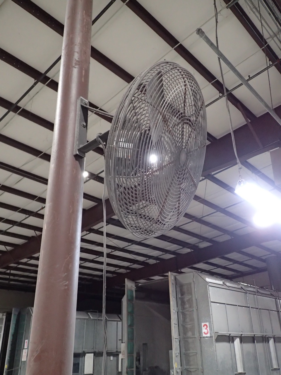 (2) Mounted Shop Fans | Surplus Marketplace