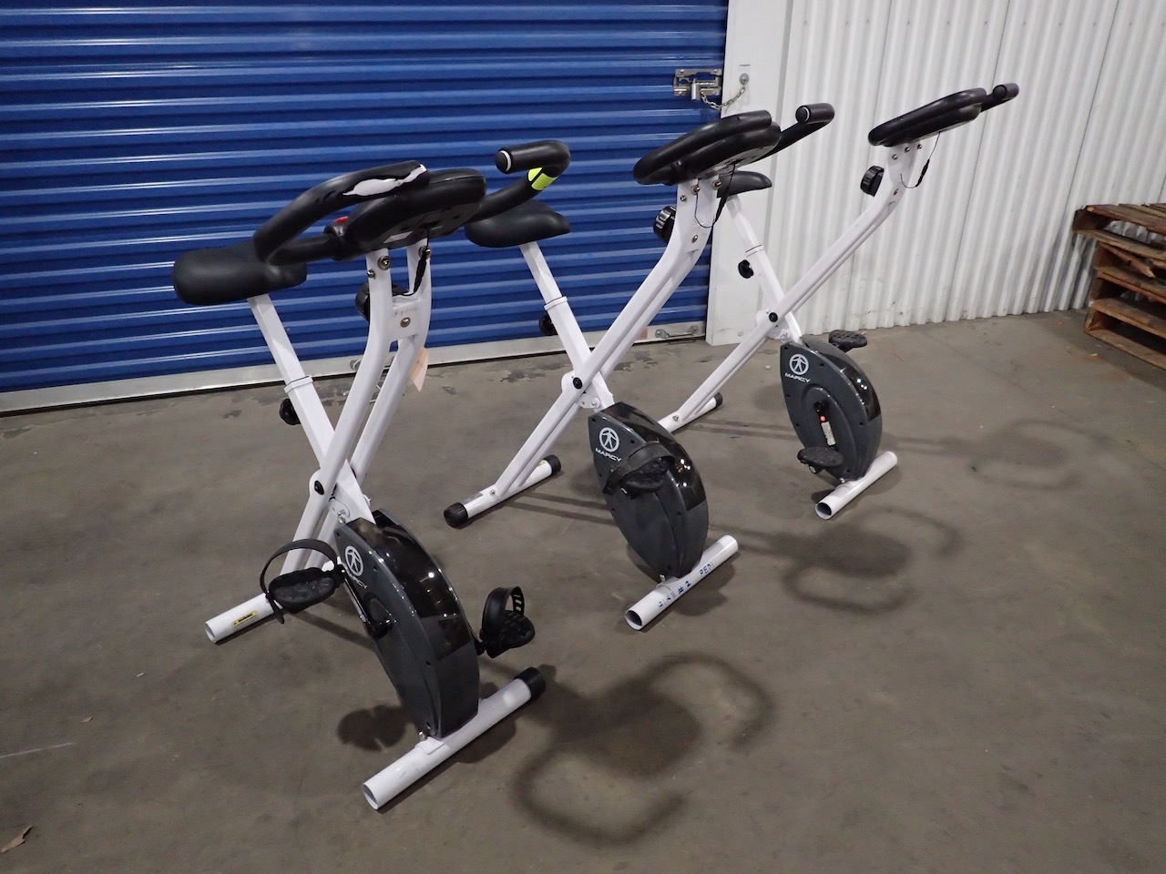 (3) Marcy Upright Foldable Exercise Bikes | Surplus Marketplace