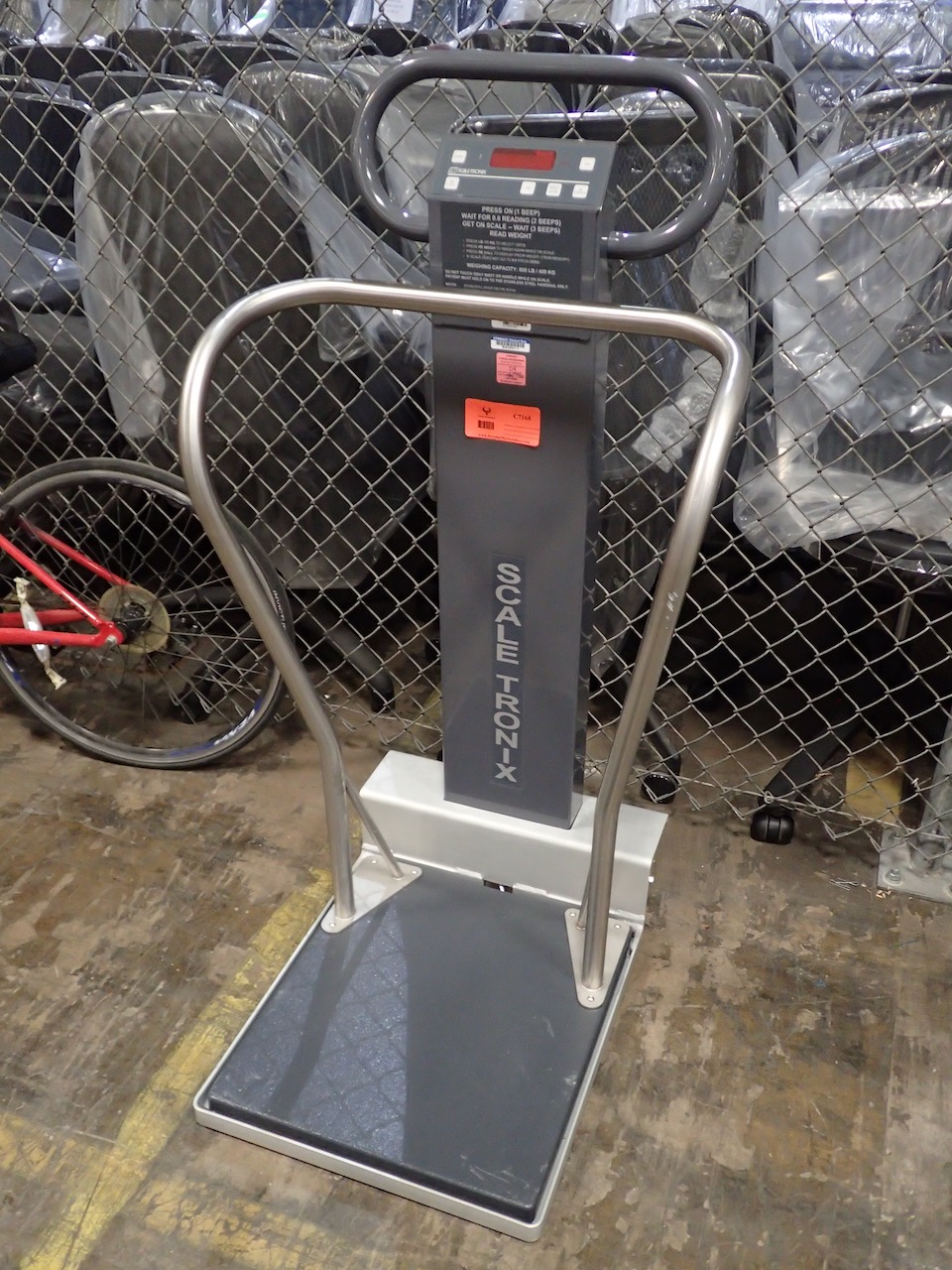 (1) Scale-Tronix Mobile Stand-On Scale | Surplus Marketplace