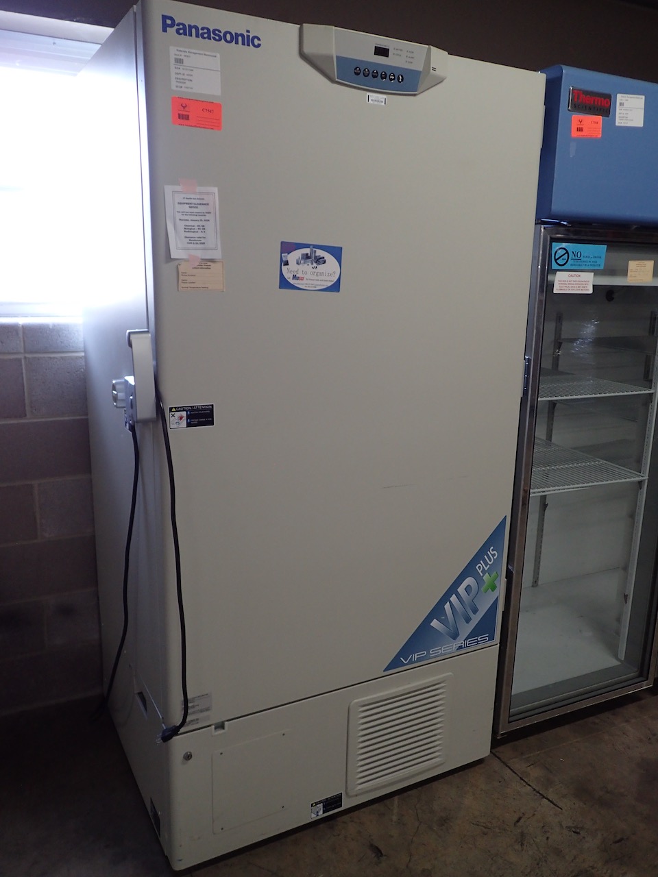 (1) Panasonic VIP Plus Series Lab Freezer | Surplus Marketplace