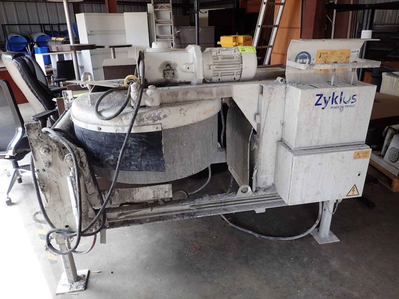 (1) Zyklos By Pemat Type ZK 75 HE Rotating Pan Mixer | Surplus Marketplace