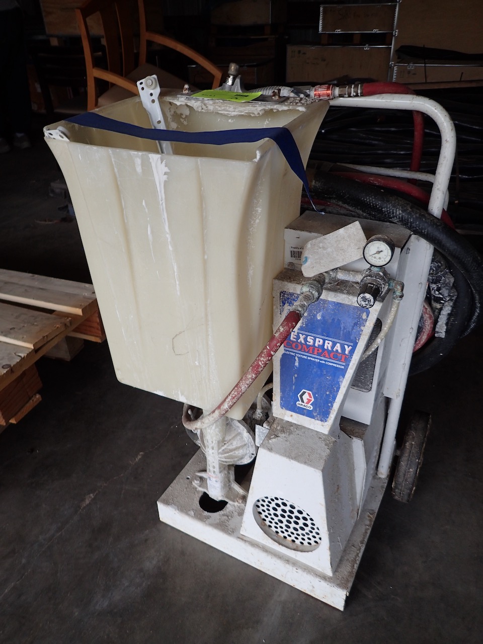 (1) Graco Texspray Compact Electric Texture Sprayer With Compressor ...