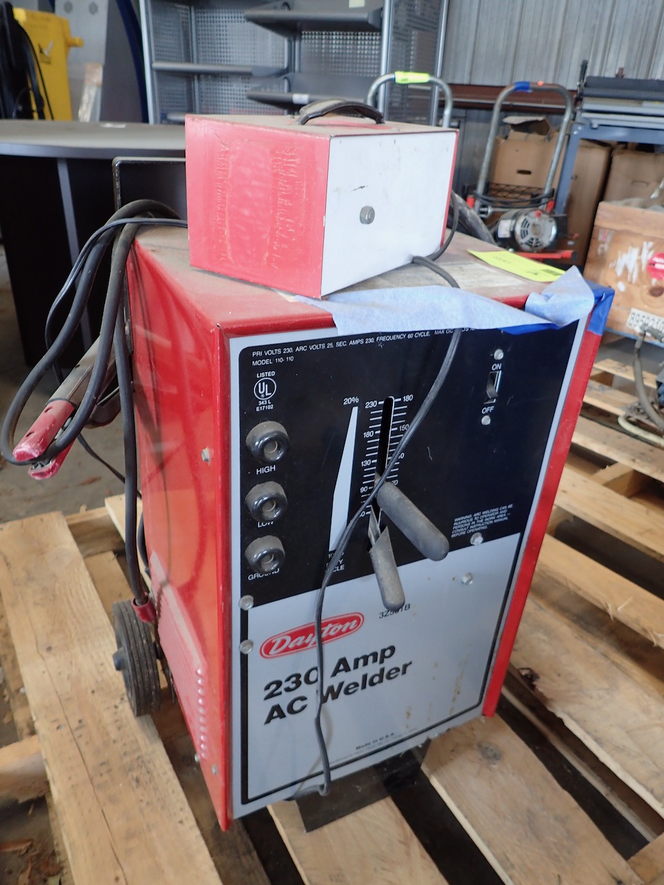 (1) Dayton 230 Amp AC Welder | Surplus Marketplace