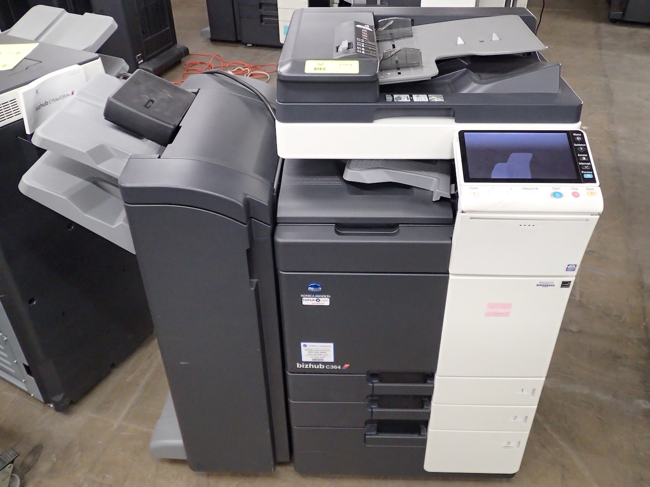(1) Konica Minolta Bizhub C364 Mono Laser Multifunction Printer Copier | Surplus Marketplace
