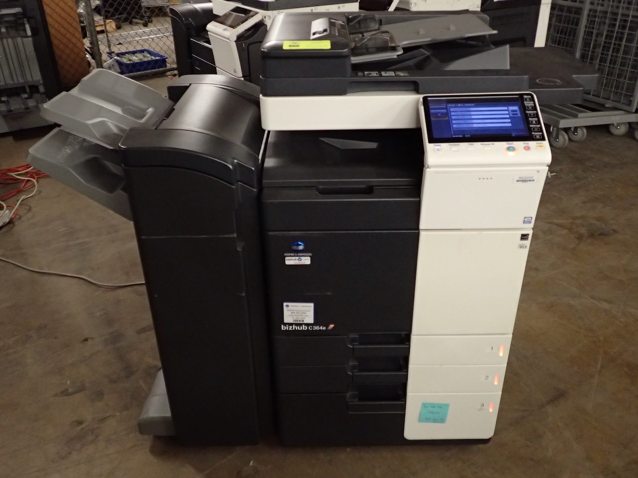 (1) Konica Minolta Bizhub C364e Mono Laser Multifunction Printer Copier | Surplus Marketplace