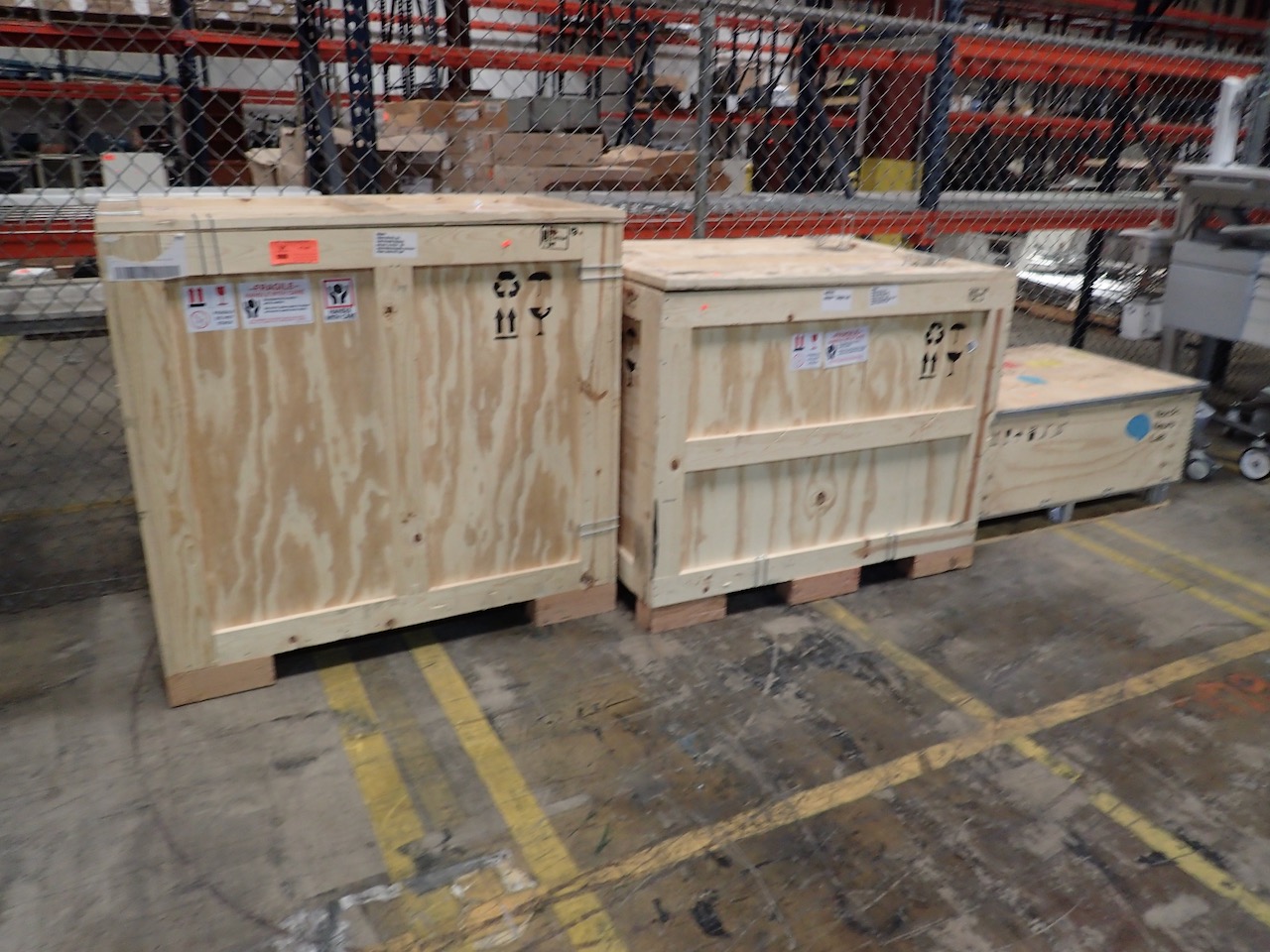 (5) Assorted Wooden Shipping Crates | Surplus Marketplace