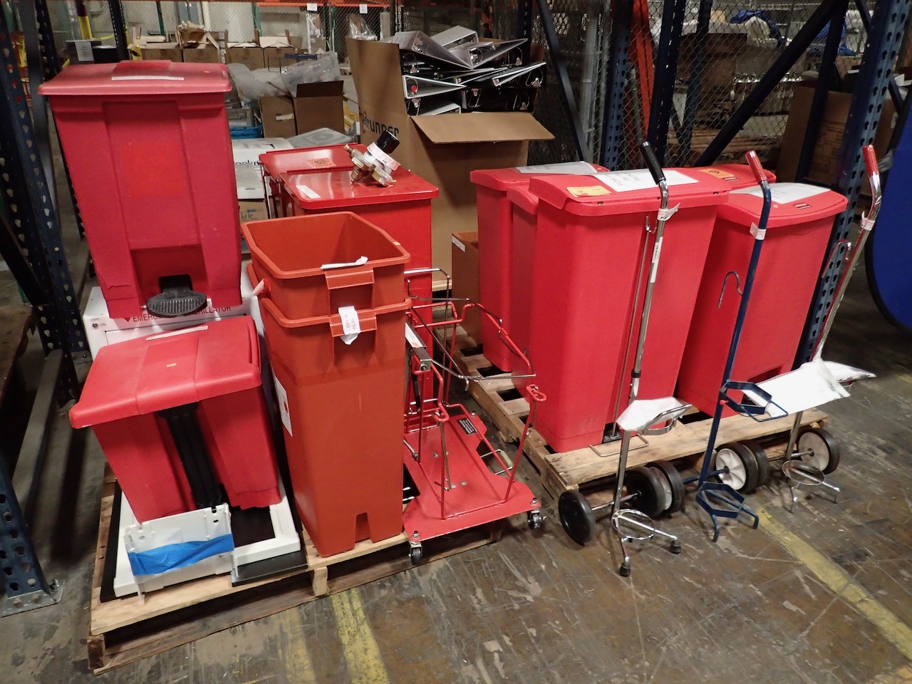 (12) Hazardous Waste Trash Cans | Surplus Marketplace