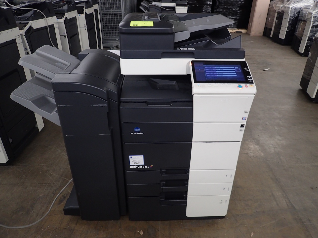 (1) Konica Minolta bizhub C458 Multifunction Printer | Surplus Marketplace