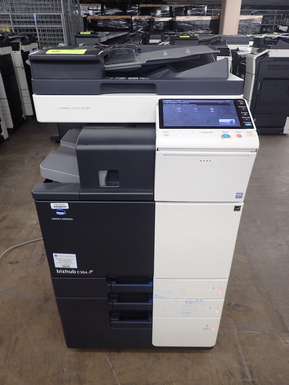 (1) Konica Minolta bizhub C364 Multifunction Printer | Surplus Marketplace