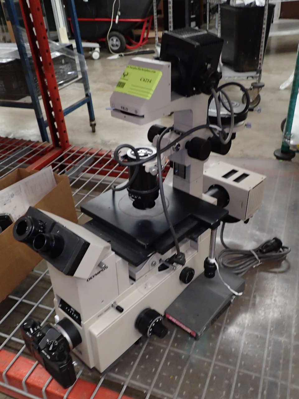 (1) Olympus IMT-2 Microscope With (3) Objectives And Accessories ...