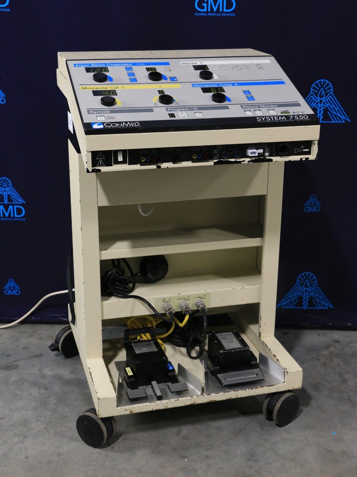 ConMed System 7550 Electrosurgical Generator With Foot Switch | Surplus ...