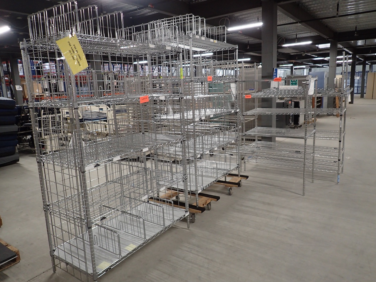 (4) Assorted Metro Style Racks | Surplus Marketplace